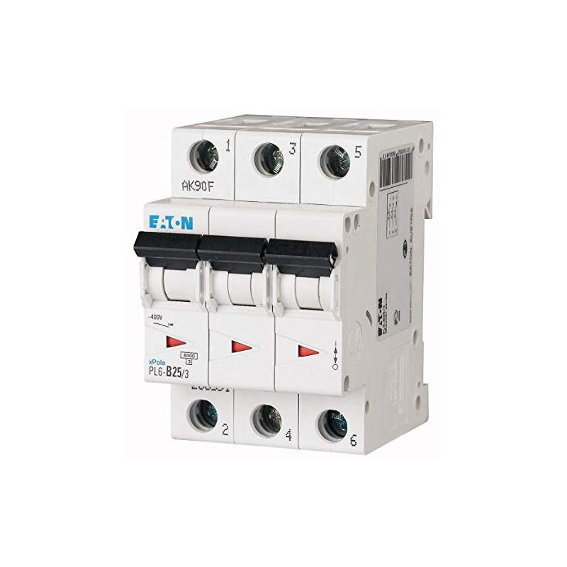 DISJONCTEUR DE CIRCUIT 25A 3P/PL6-C25/3 EATON 286603