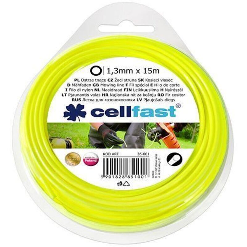 ROUND CORDON DE COUPE POUR TONDEUSE DÉBROUSSAILLEUSE COUPE-HERBE 1,3 MM ...