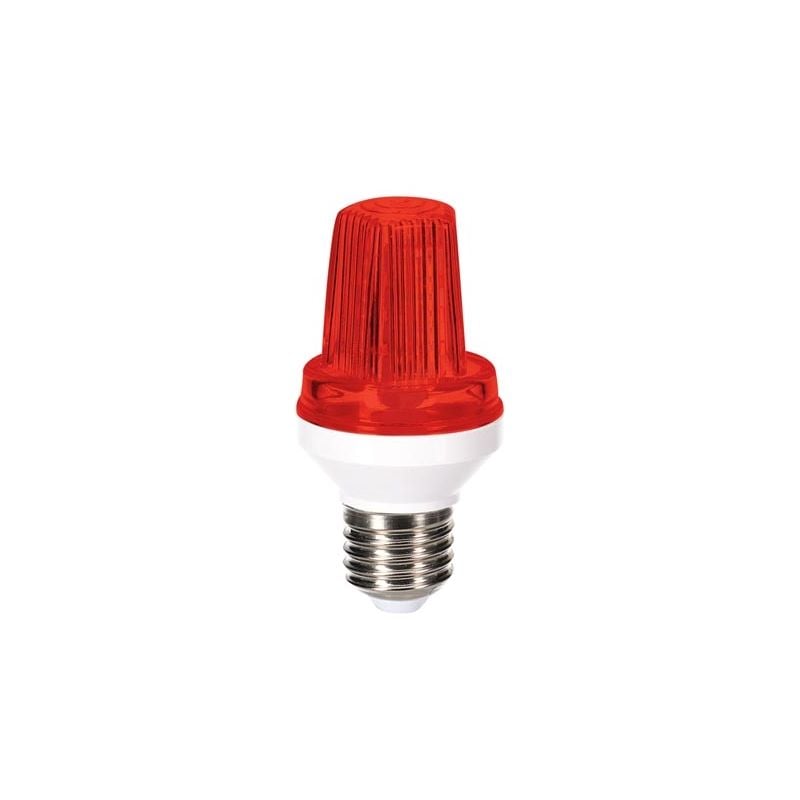 MINI LAMPE LED STROBOSCOPIQUE - E27 - 3 W - ROUGE VELLEMAN HQPL11028