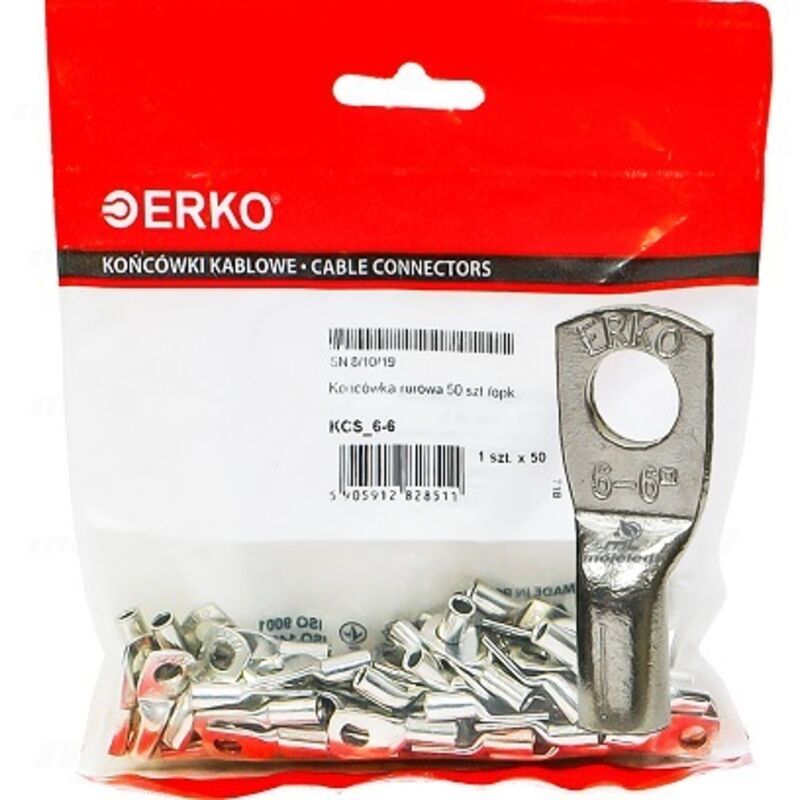 ERKO 50 PIÈCES DE BORNE DE CÂBLE PROFESSIONNEL KCS POUR CÂBLES ...