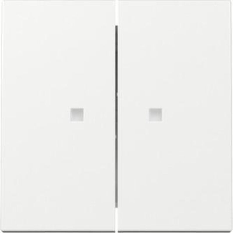 GIRA 363103 INTERRUPTEUR À BASCULE DOUBLE BLANC PUR BRILLANT