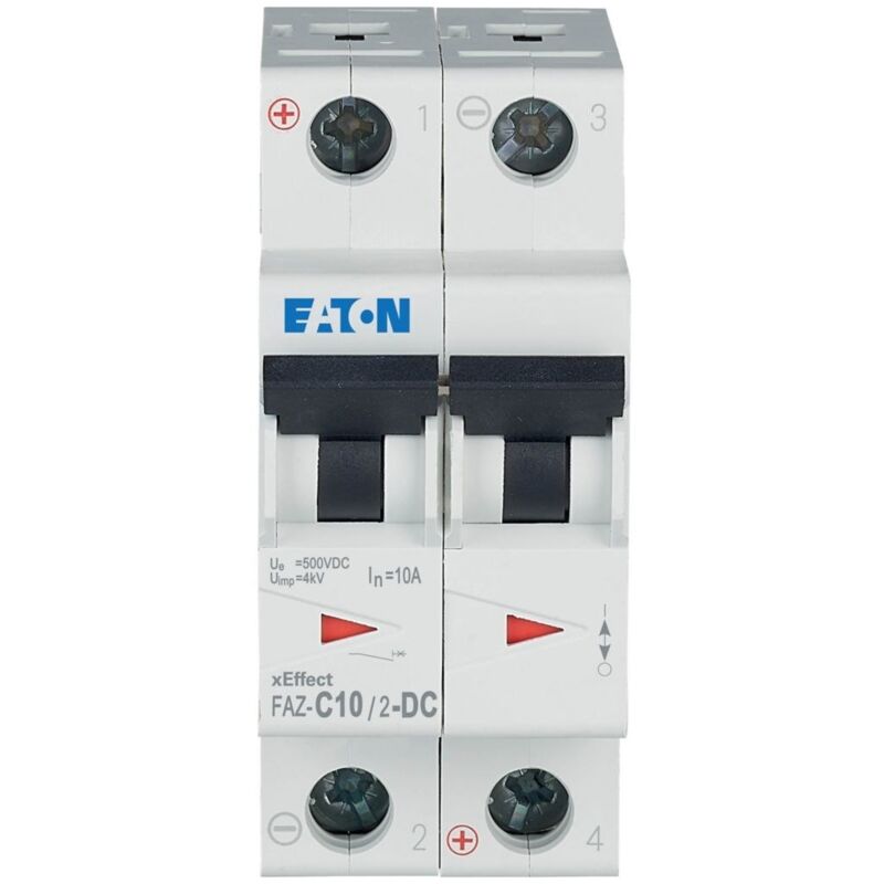 EATON 279138 DISJONCTEUR, 10 A, 2P, C-CHAR, DC