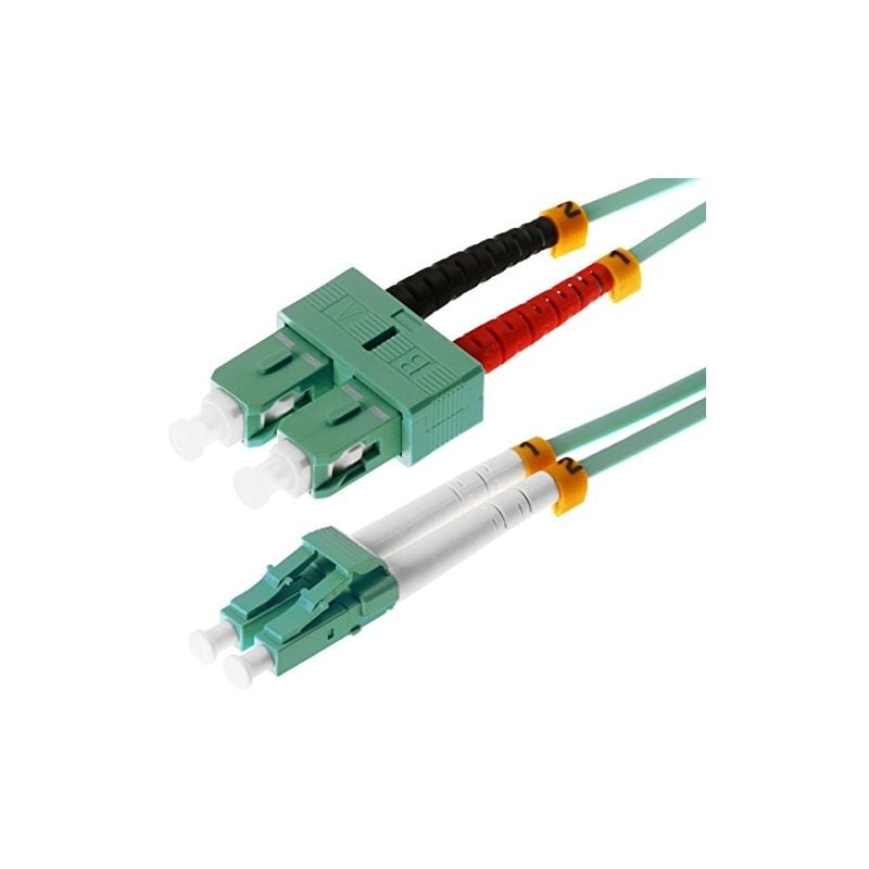 HELOS 3M OM3 LC/SC CÂBLE DE FIBRE OPTIQUE TURQUOISE (115742)