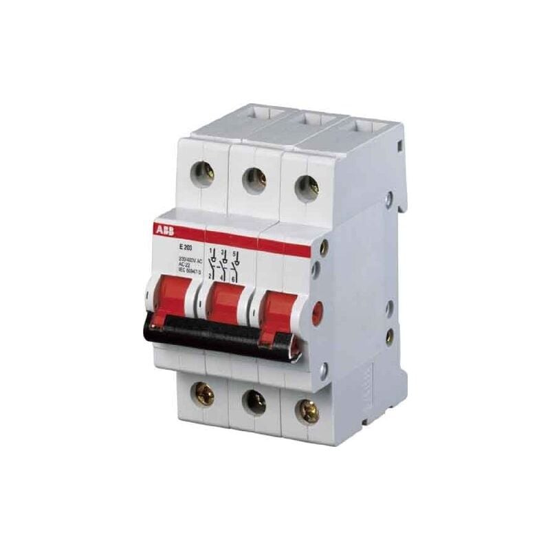 ABB E203/63G TRENNSCHALTER 3P,63A 2CDE283001R1063