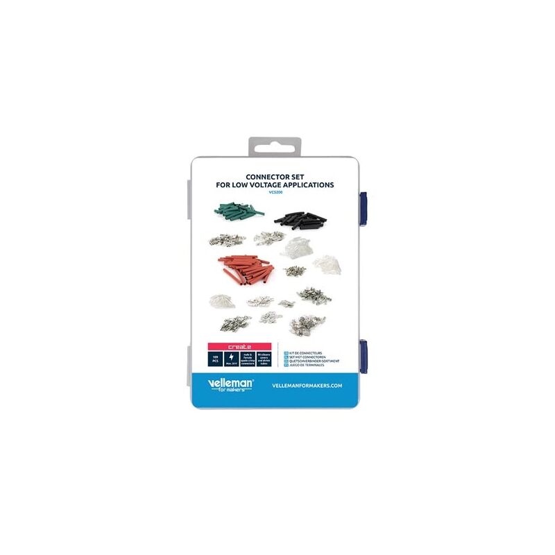 Kit De Connecteurs Pour Applications À Basse Tension Velleman Wcs200 