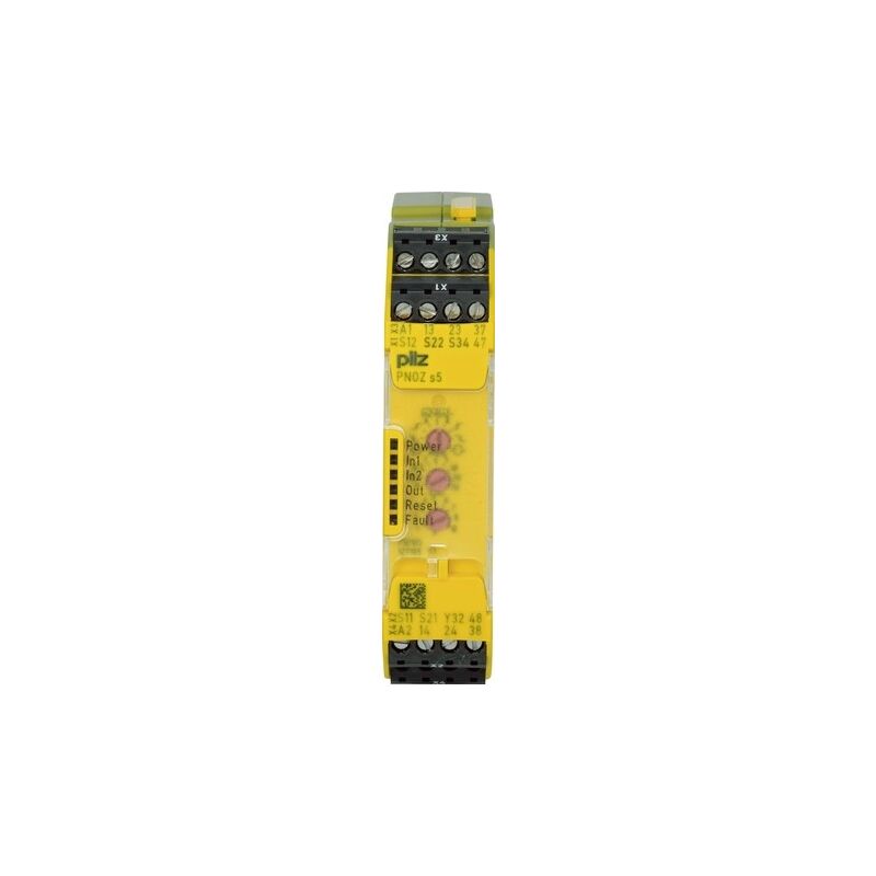 PILZ NOT-AUS-SCHALTGERÄT 24VDC 2 N/O 2 N/O T PNOZ S5 750105