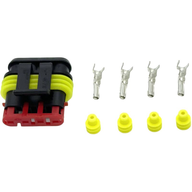 MTA 3050130 CONNECTEUR SUPERSEAL 1,5MM - 4 PÔLES - FEMELLE