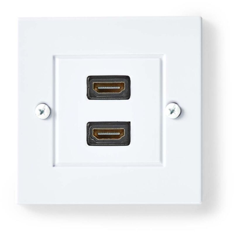 NEDIS 2 X HDMI WALL SOCKET 4K CVGP34955WT