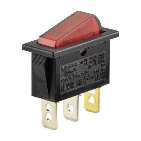 INTERRUPTEUR À BASCULE TRU COMPONENTS TC-R13-70B-01 RT 1587529 250 V/AC 10 A 1 X OFF/ON À ...