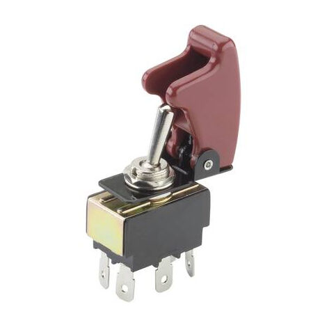 INTERRUPTEUR À LEVIER 2 X ON/ON TRU COMPONENTS TC-R13-28B-01/R17-10 1587823 250 V/AC 10 A À ...