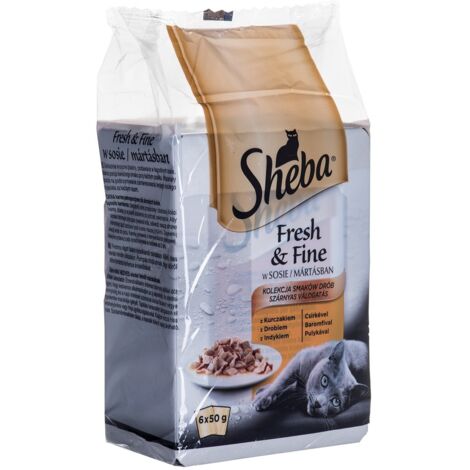 SHEBA FRESH FINE SACHET - NOURRITURE HUMIDE POUR CHAT EN SAUCE AU ...