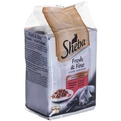 SHEBA FRESH FINE SACHET - NOURRITURE HUMIDE POUR CHAT EN SAUCE AU ...
