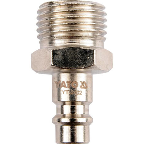 RACCORD RAPIDE MÂLE YATO FILETAGE EXTERNE 1/2"" 2402