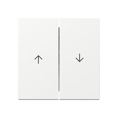 GIRA 329403 INTERRUPTEUR À BASCULE DOUBLE BLANC PUR BRILLANT