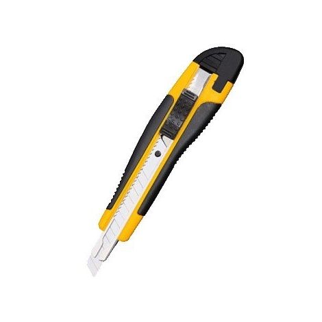 WEDO CUTTER UNIVERSEL, LAME: 9 MM, NOIR/JAUNE 78709