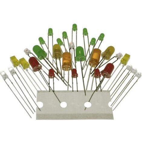 KEMO S036 ASSORTIMENT DE LEDS ROUGE, VERT, JAUNE