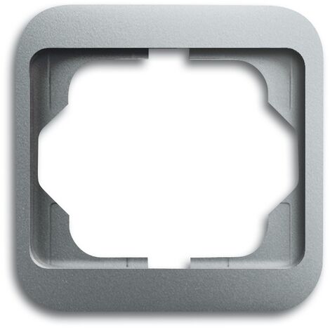 BUSCH-JAEGER 1721-266 PLAQUE SIMPLE, TITANE, ALPHA EXCLUSIVE