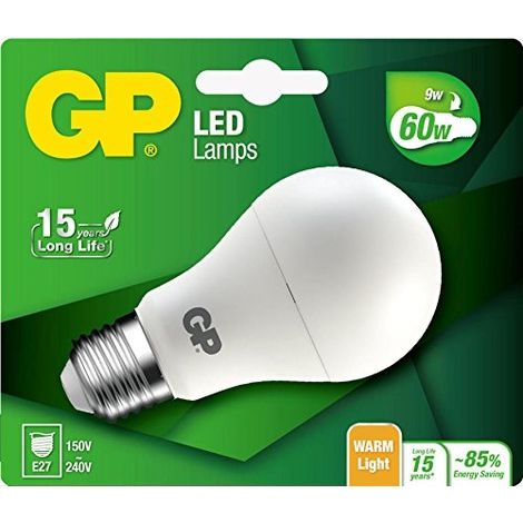 LAMPE LED CLASSIC [GP 077954-LDCE1] 230V, BLANC CHAUD 2700K, BASE DE ...