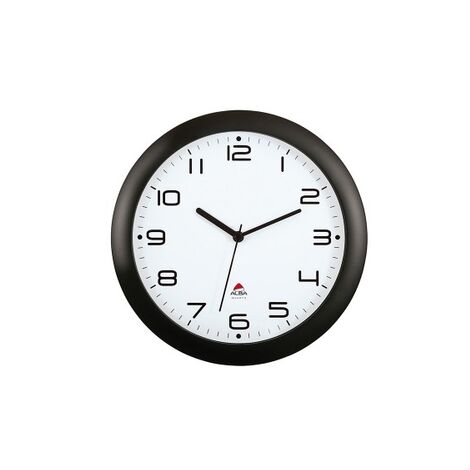 ALBA HORLOGE SILENCIEUSE 30CM QUARTZ - NOIR - 30,5X30,5X5CM HORNEW N