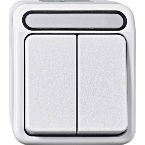 Merten AQUASTAR interrupteur blanc polaire étanche