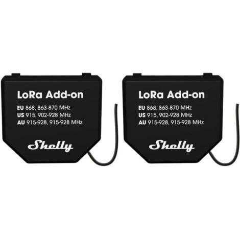 SHELLY LORA ADD-ON, COMMUNICATION ÉTENDUE, CONNECTIVITÉ SANS ...