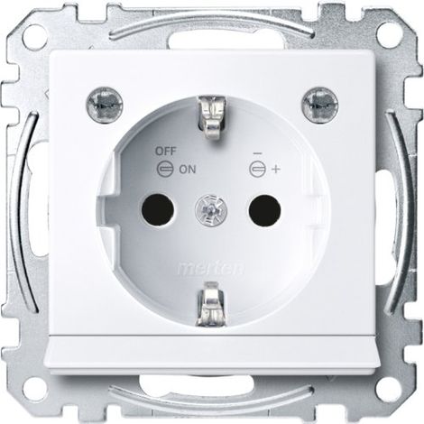 MERTEN MEG2304-0325 PRISE DE COURANT SCHUKO AVEC ÉCLAIRAGE LED BEL ...