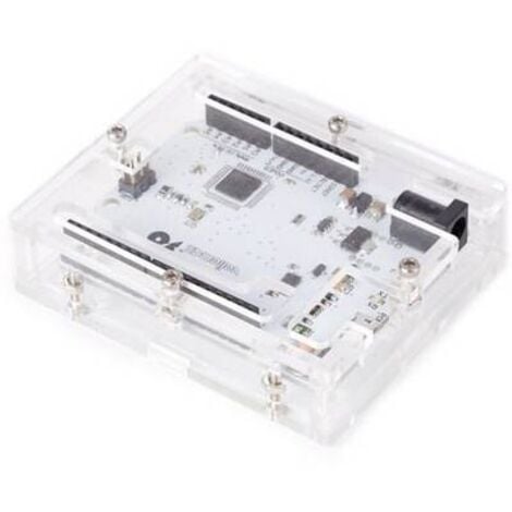 BOÎTIER TRANSPARENT POUR ARDUINO® UNO R3 WHADDA WPA506