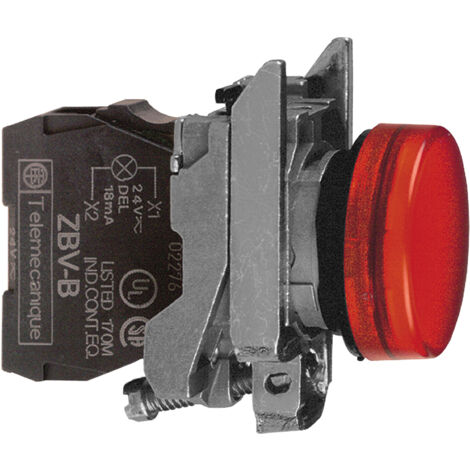 Harmony voyant rond Ø22 - IP66 - rouge - LED intégrée - 240 V - XB4BVM4