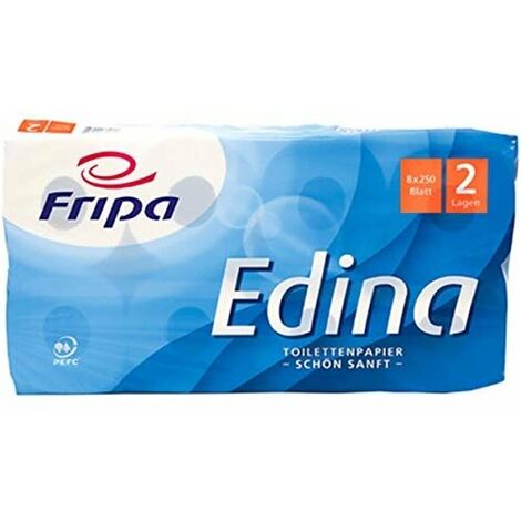 FRIPA+PAPIER+HYGI%C2%82NIQUE+EDINA%2C+2+COUCHES%2C+EXTRA+BLANC 1010809