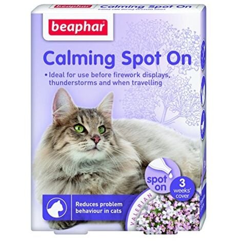 BEAPHAR CALMING SPOT ON FOR CATS (3 PIPETTES)
