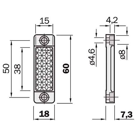 SICK RÉFLECTEUR 20 X 40 MM, DÜSSELDORF PL20A SICK 1012719