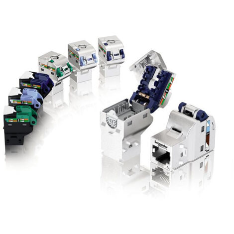 SCHNEIDER CONNECTEUR S-ONE DPM RJ45 FEMELLE GRADE 2TV CAT6 - VDIB17716B01