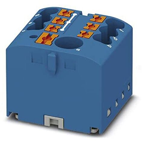 PHOENIX PTFIX 6/6 X 2,5 BU BLEU - ELECTRICAL TERMINAL BLOCK (25,2 MM ...