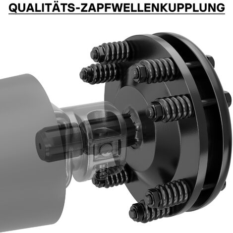 Zapfwellen Kupplung für 6 Zahn Keilwelle 1 3/8" AG und IG, PTO-Shaft ...