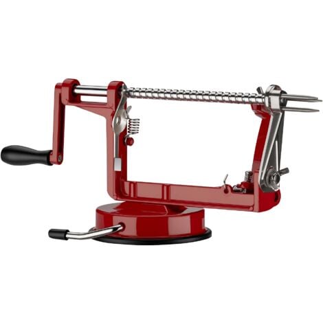 Wiltec Apfelschäler 3 in 1 mit Stahlklingen, Apfelschälmaschine 30 x 10 ...