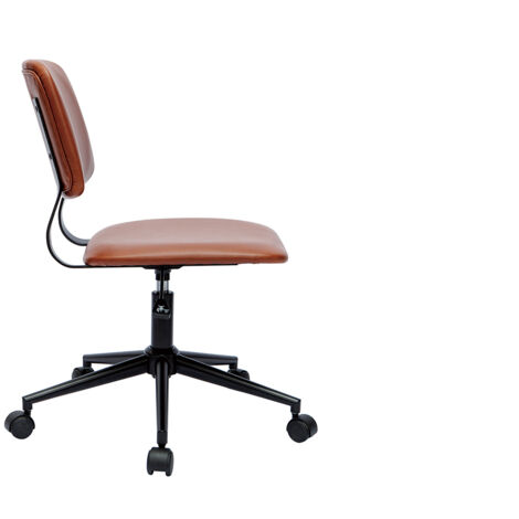 Silla de escritorio vintage marrón LAB