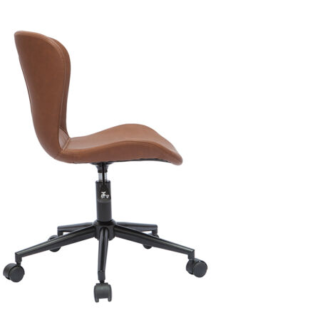 Silla de escritorio moderna marrón JOSH