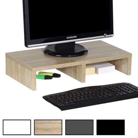Support d'écran d'ordinateur MONITOR, en mélaminé