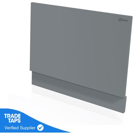 Halite 800mm Grey Matt End Bath Panel