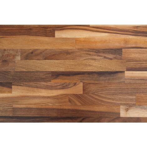 Solid European Walnut Wooden Worktop Upstand 3M x 80mm x 18mm