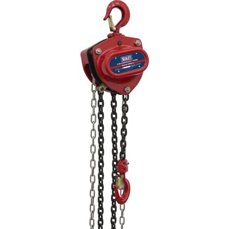 Sealey CB1000 2.5m Chain Block 1 Tonne