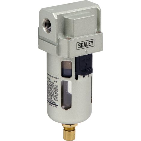 Sealey Air Filter Max Airflow 53cfm Inlet 1/4""BSP SA106F