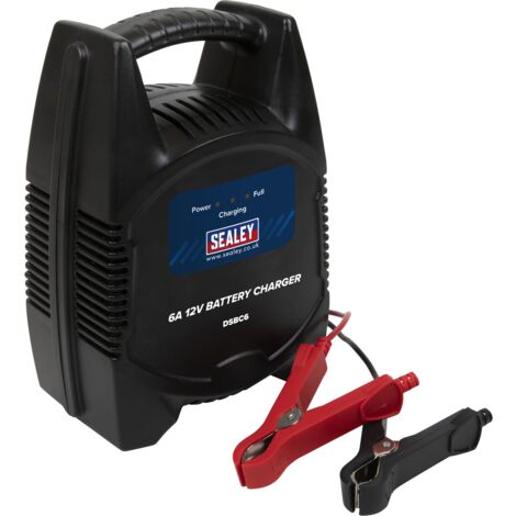 Sealey Battery Charger 12V 6A 230V DSBC6
