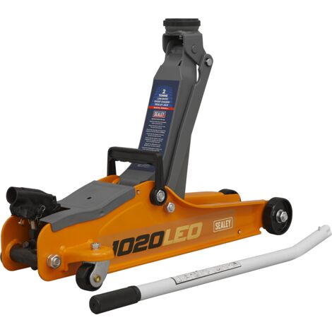 Sealey 1020LEO Low Profile Short Chassis Trolley Jack 2 Tonne - Orange