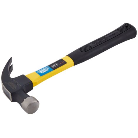 Draper Expert Fiberglass Shaft Claw Hammer with Carbon Steel Head ...