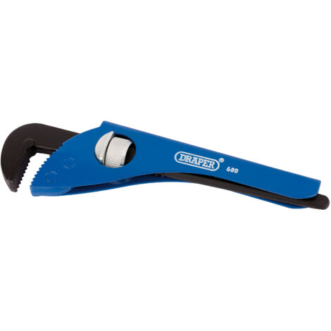 Draper 225mm Adjustable Pipe Wrench with Thumbturn Handle (Model 90026)