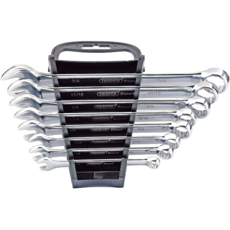 Draper Expert Imperial Combination Spanner Set (8 Pieces, Model 85939)