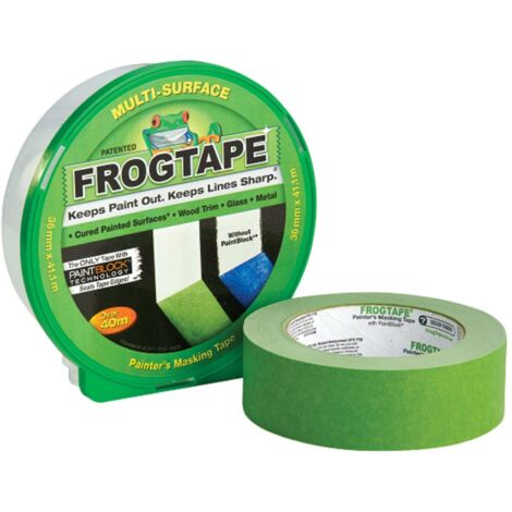 Premium Green Painter's Masking Tape 36mm x 41m with Paint-Block ...
