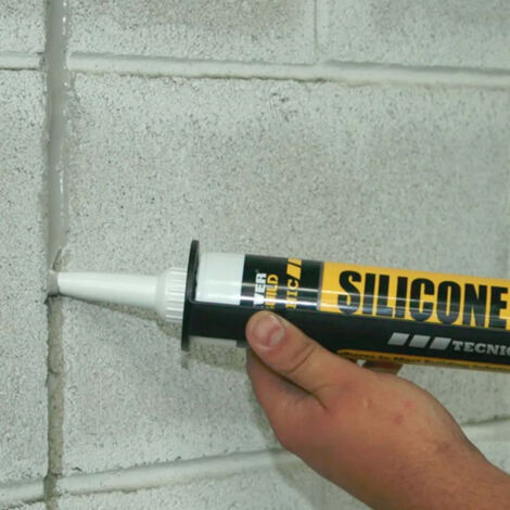 Everbuild Sika Tecnic Silicone 825 Sealant – Mid Grey, 380ml