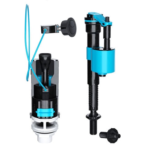 VIVA Slimline Concealed Dual Flush WC Toilet Cistern Bottom OR Side ...